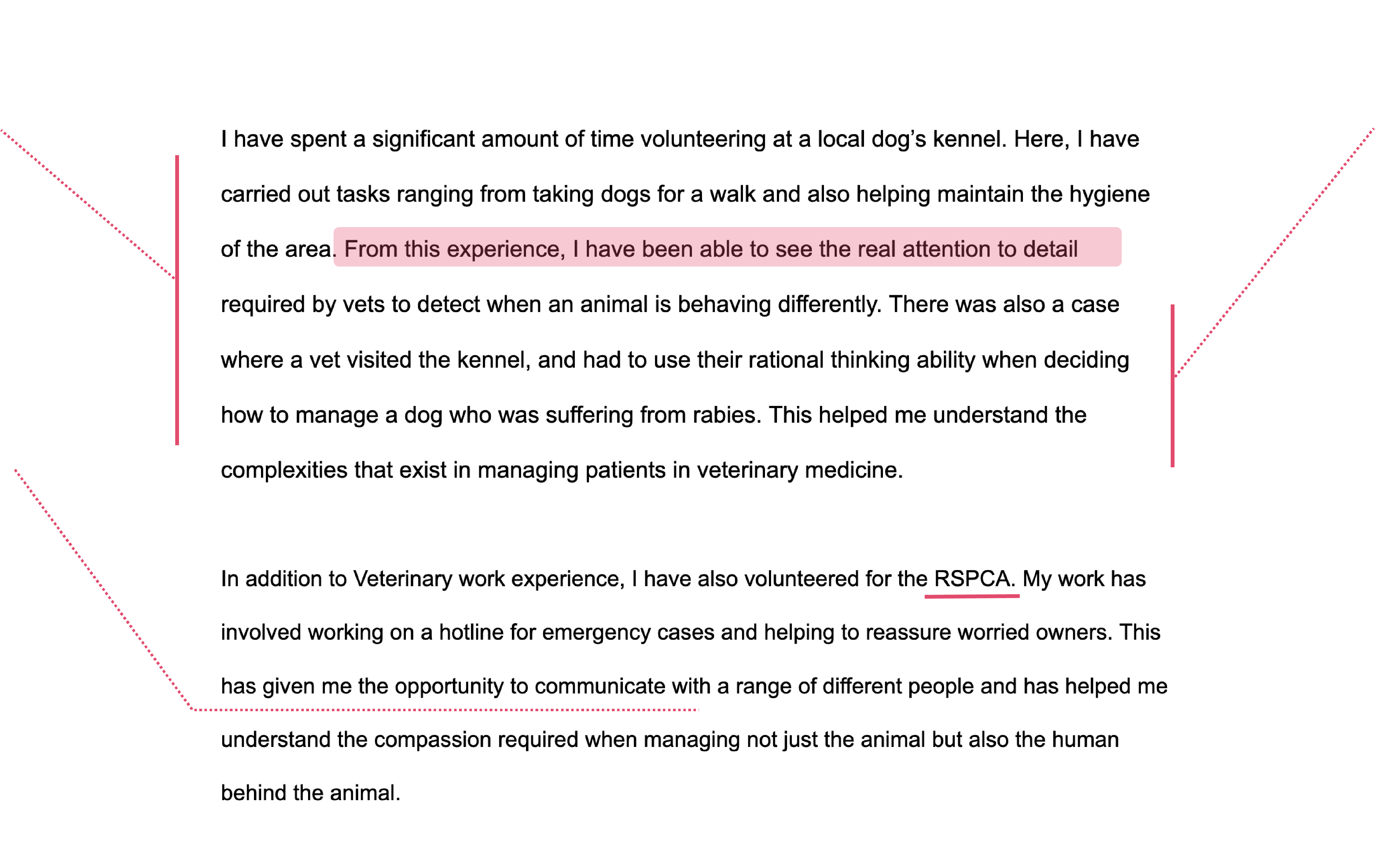Veterinary Personal Statement Medic Mind