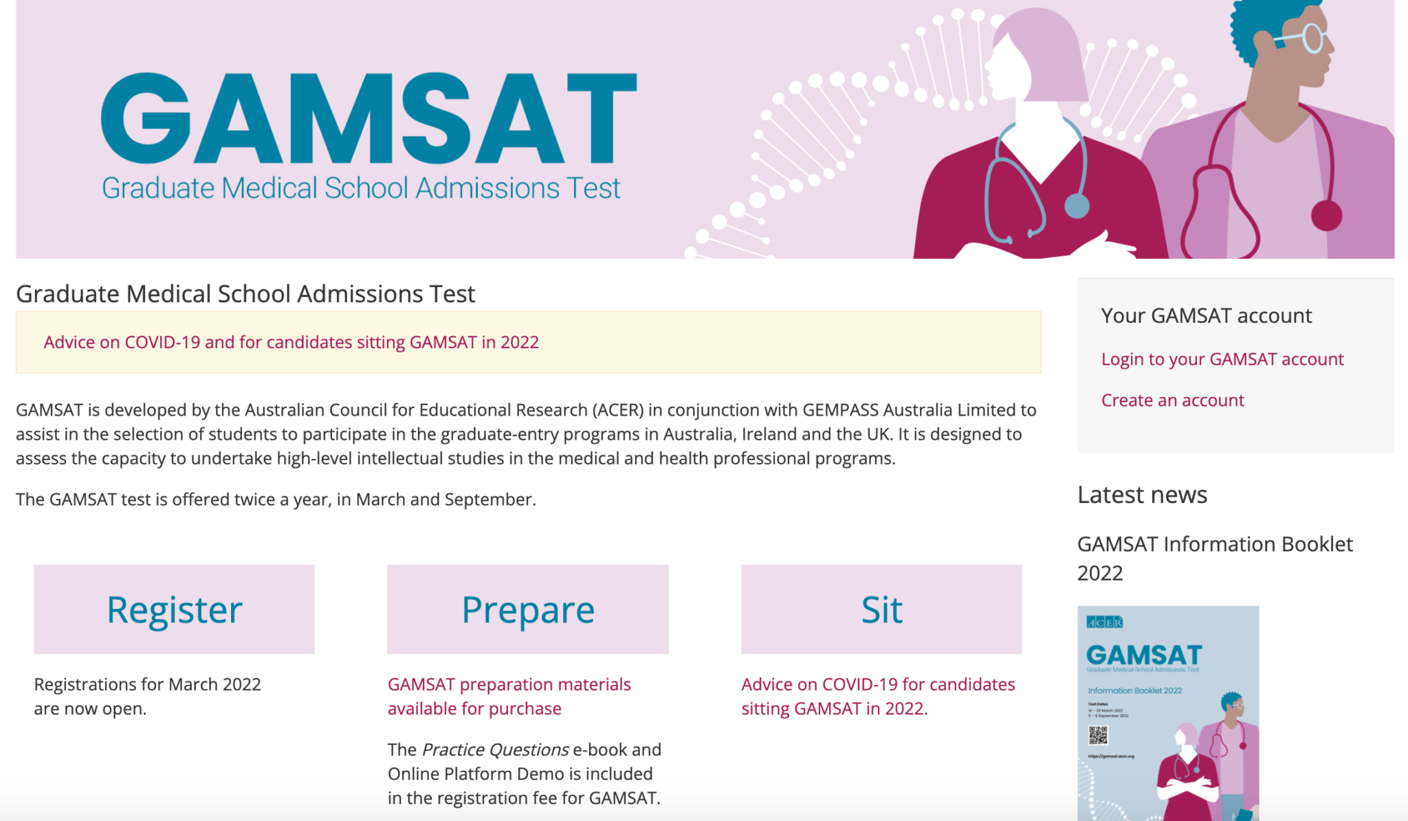 GAMSAT UK: Registration, Dates & Booking - Medic Mind